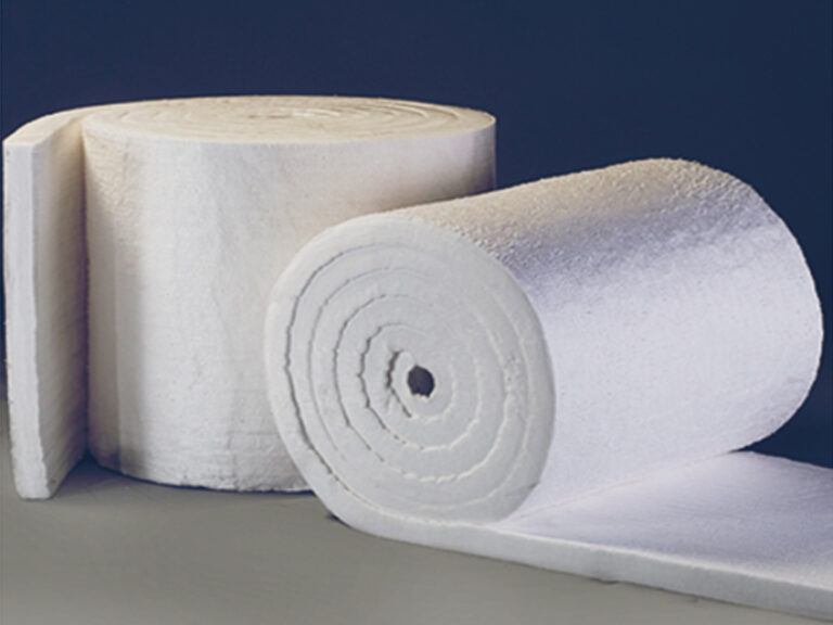 An assortment of ceramic fiber insulation