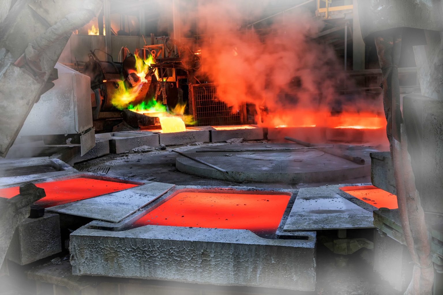 Refractory products for smelting copper